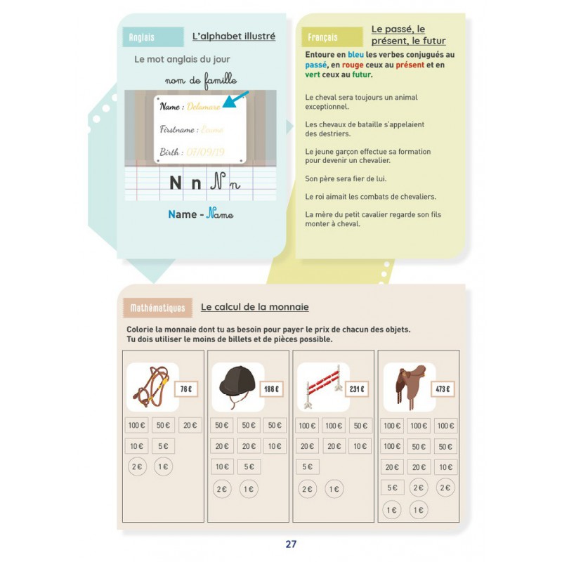 MON CAHIER D'ACTIVITÉS - NIVEAU CE1 * Silky Motion